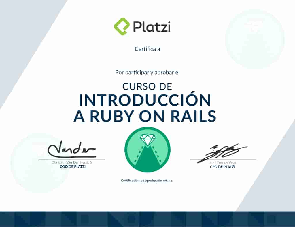 Curso de Introducción a Ruby on Rails - Platzi