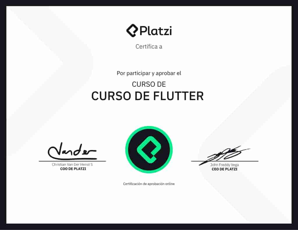 Curso de Flutter - Platzi