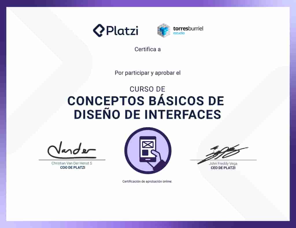 Curso de Fundamentos de Diseño de Interfaces UX/UI - Platzi