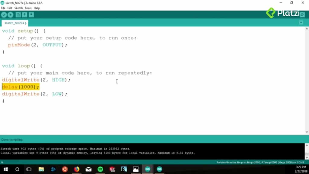 Fundamentos de Desarrollo de Hardware con Arduino - Platzi