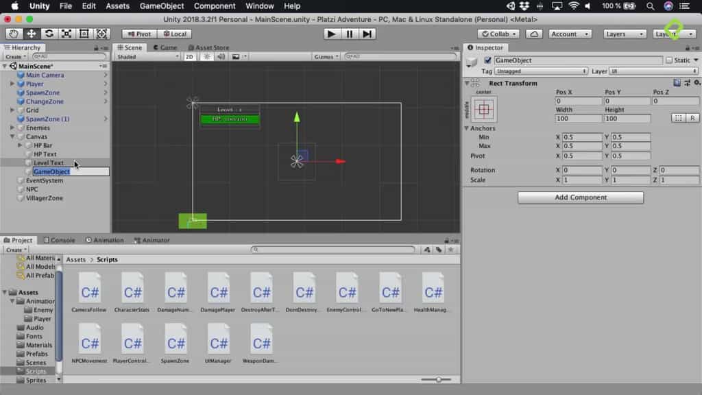 Curso Avanzado de Creación de RPGs con Unity - Platzi