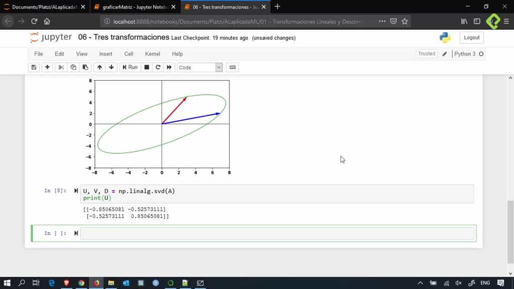 Curso de Álgebra Lineal para Machine Learning - Platzi