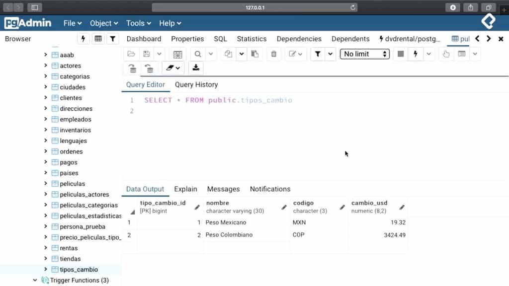 Curso de PostgreSQL Aplicado a Ciencia de Datos - Platzi