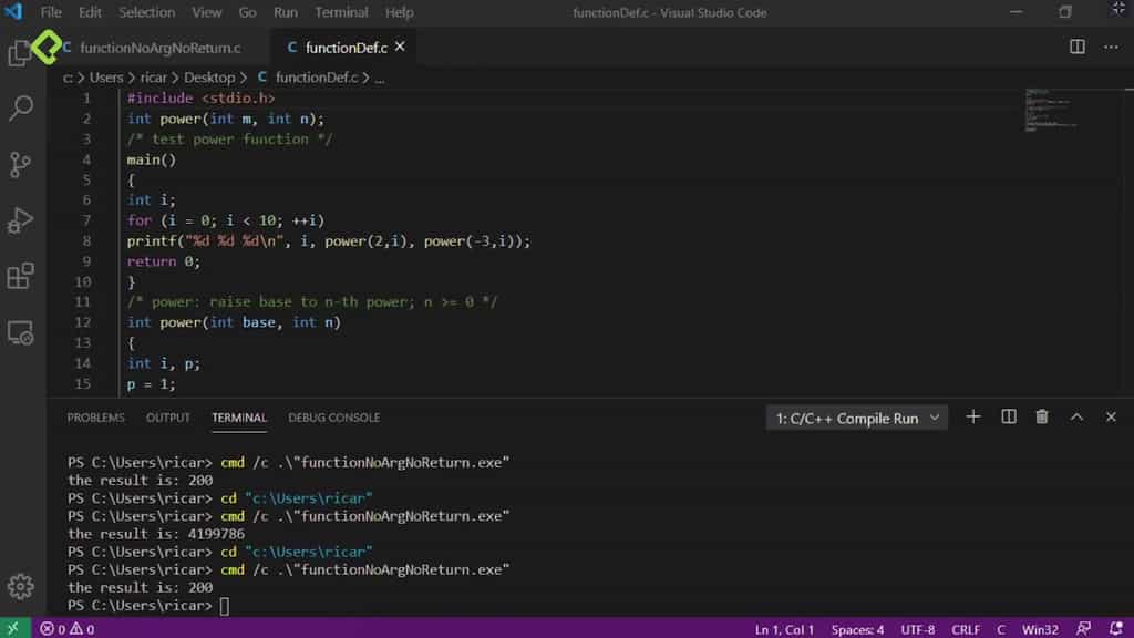 Curso de Funciones en C - Platzi