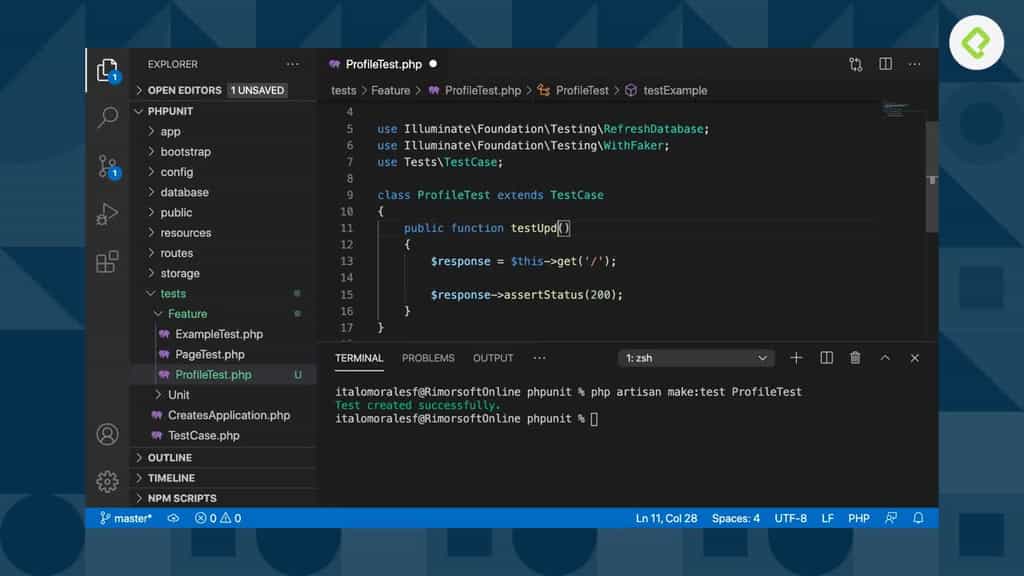 Curso de Testing con PHP y Laravel - Platzi