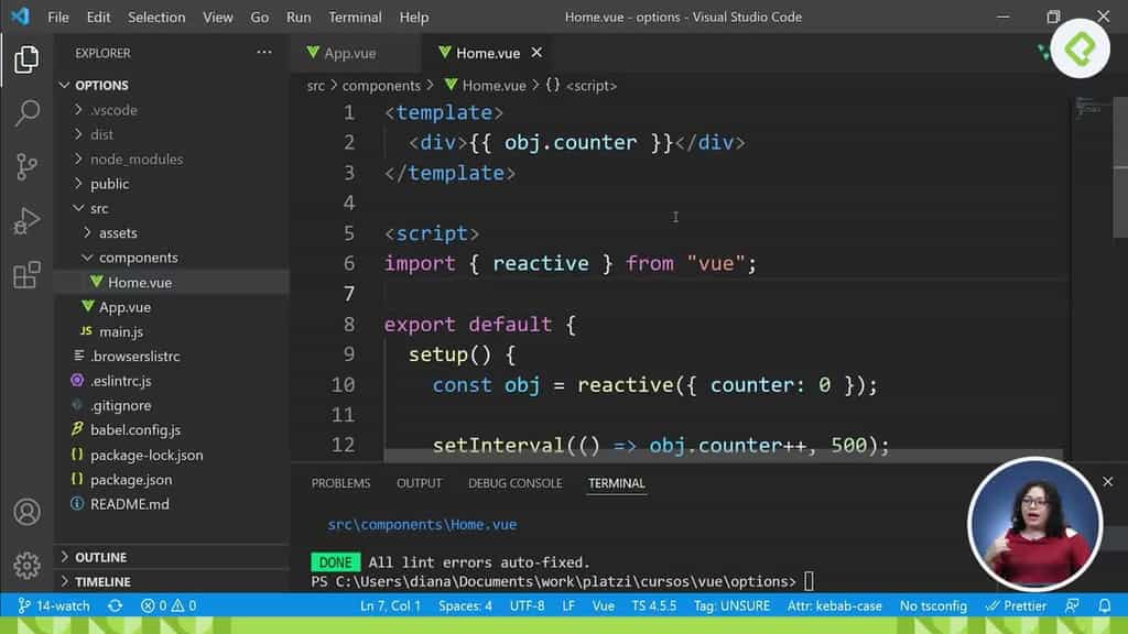 Curso de Vue.js: Componentes y Composition API - Platzi