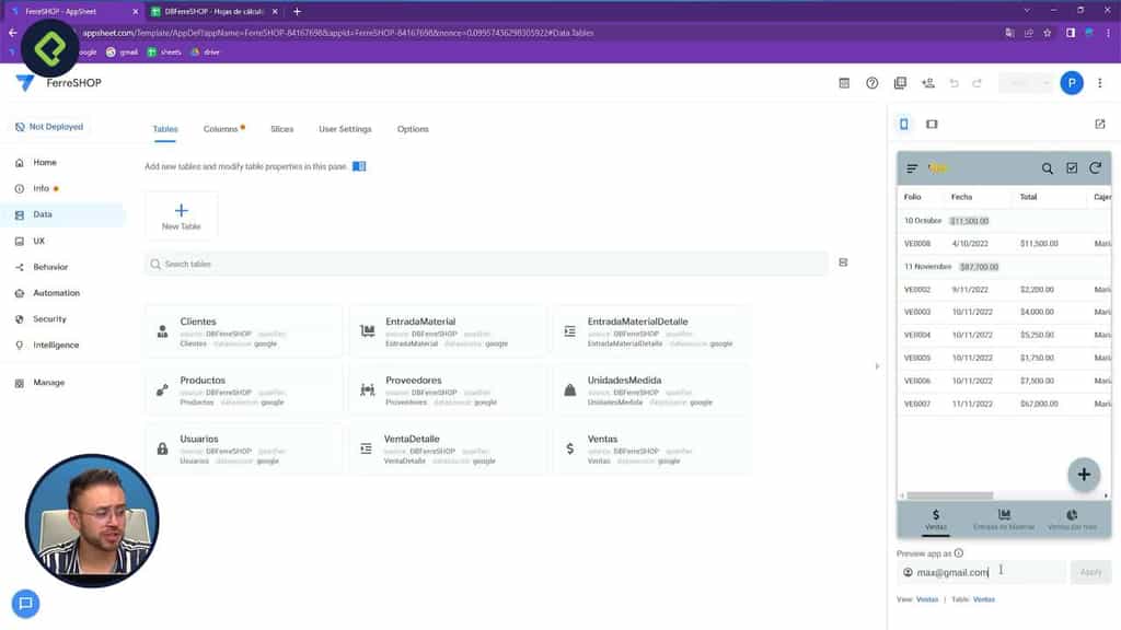 Curso de No-Code con Appsheet - Platzi