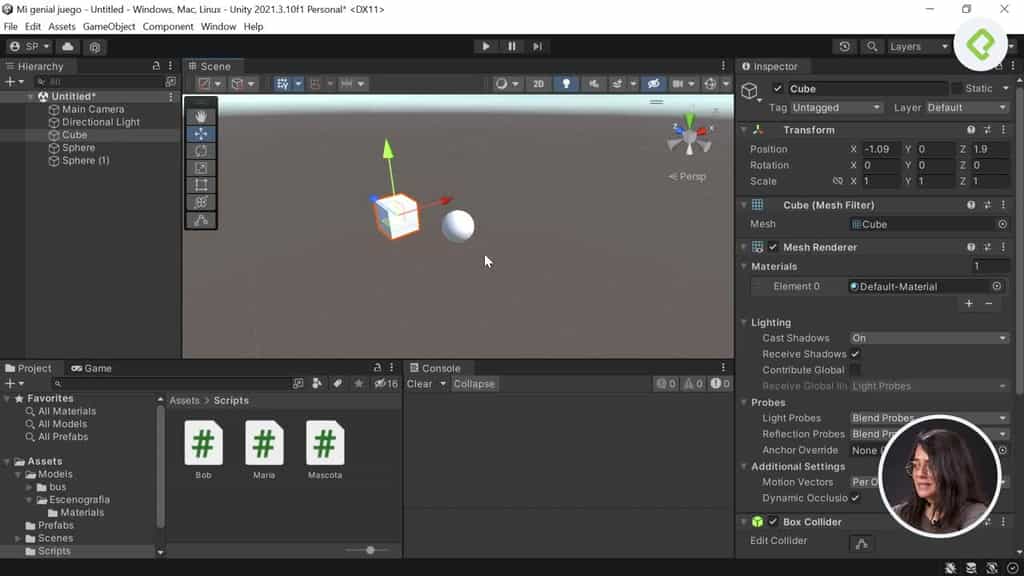Curso de Introducción a Unity: Scripting - Platzi