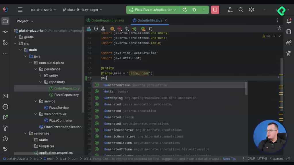 Curso de Java Spring Data JPA: Bases de Datos - Platzi