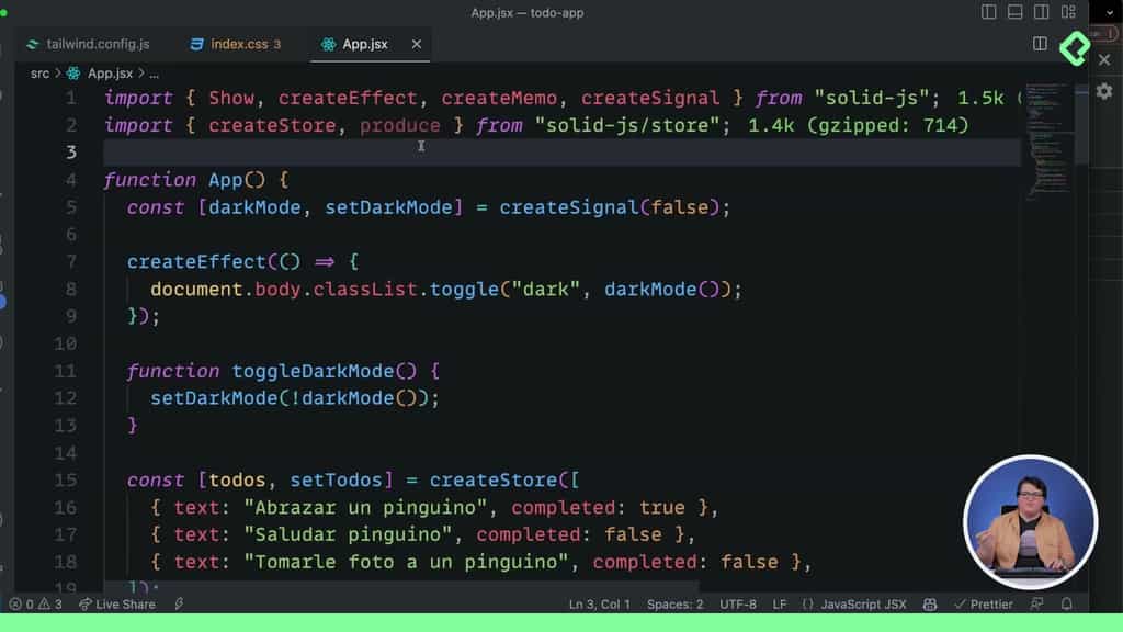 Curso de SolidJS - Platzi