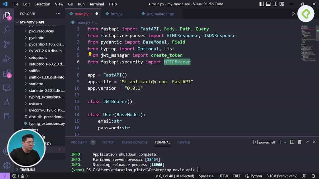 Curso de FastAPI - Platzi