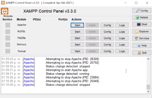 Instalación de XAMPP en Windows para desarrollo web
