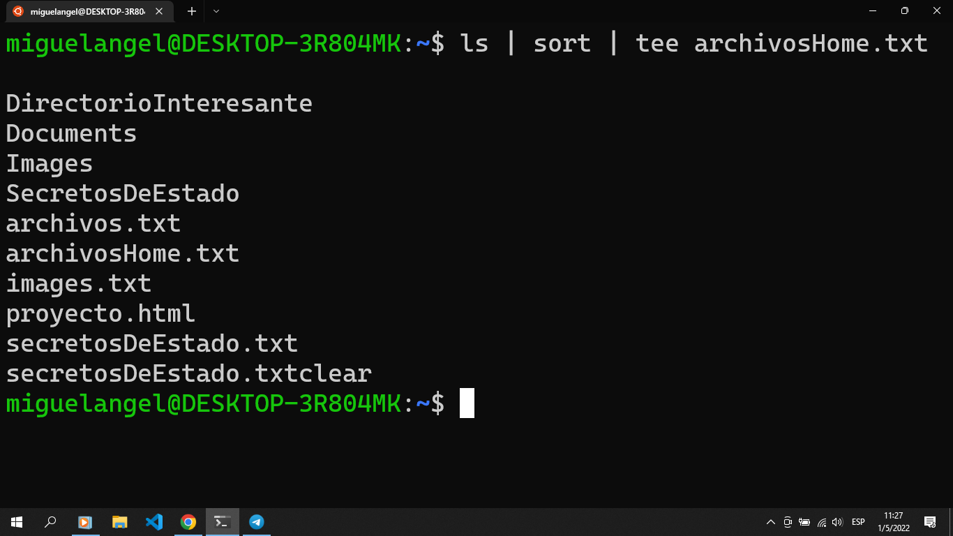 Uso del Pipe Operator en la Terminal Linux