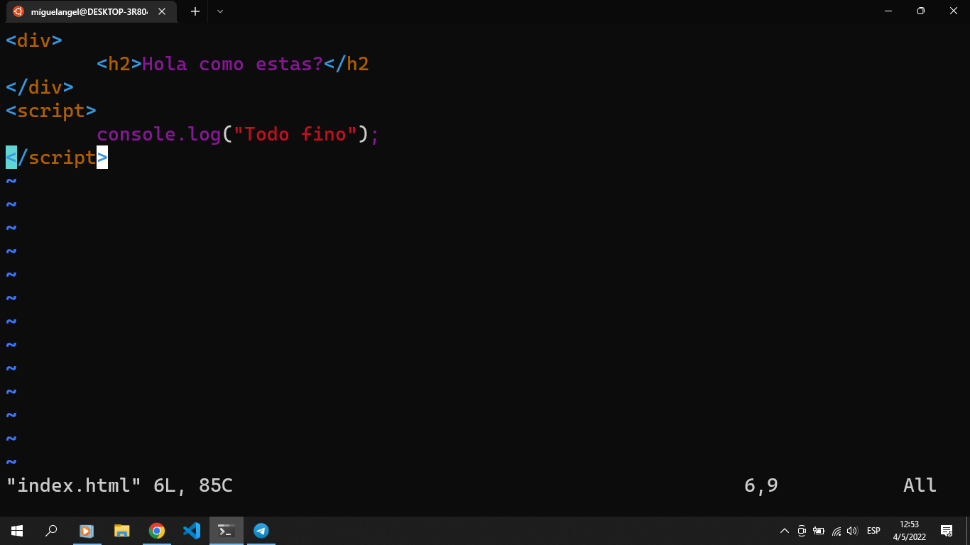 Uso de VIM: Editor de Texto en la Terminal para Desarrolladores