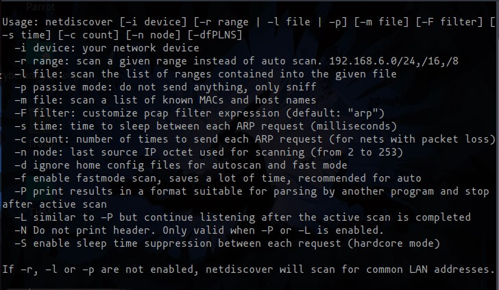 Netdiscover - Platzi