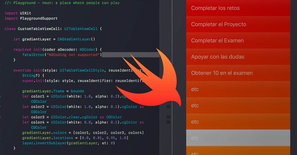 Aprende a prototipar una App en iOS con Swift Playgrounds