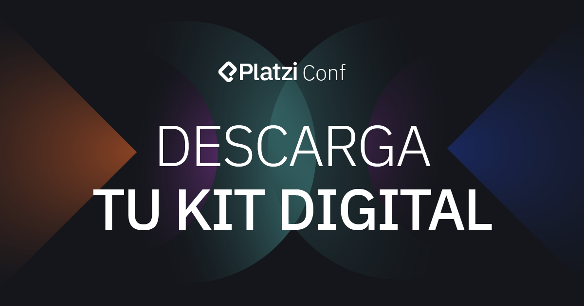 Obtén el kit digital de la Platzi Conf Bogotá 2023 🇨🇴