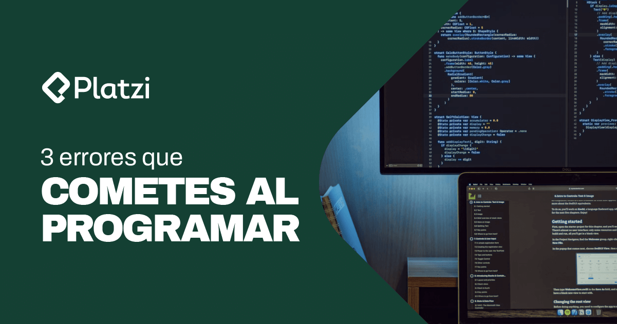 3 errores que estás cometiendo al programar