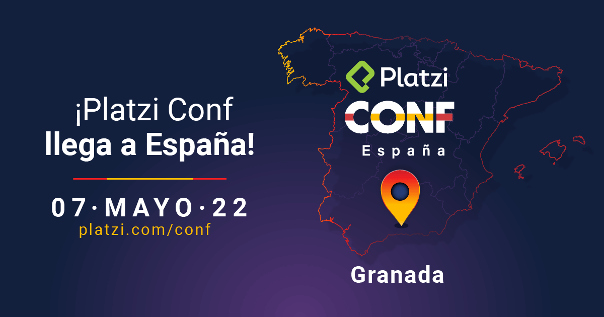 Platzi Conf llega a España este 7 de mayo