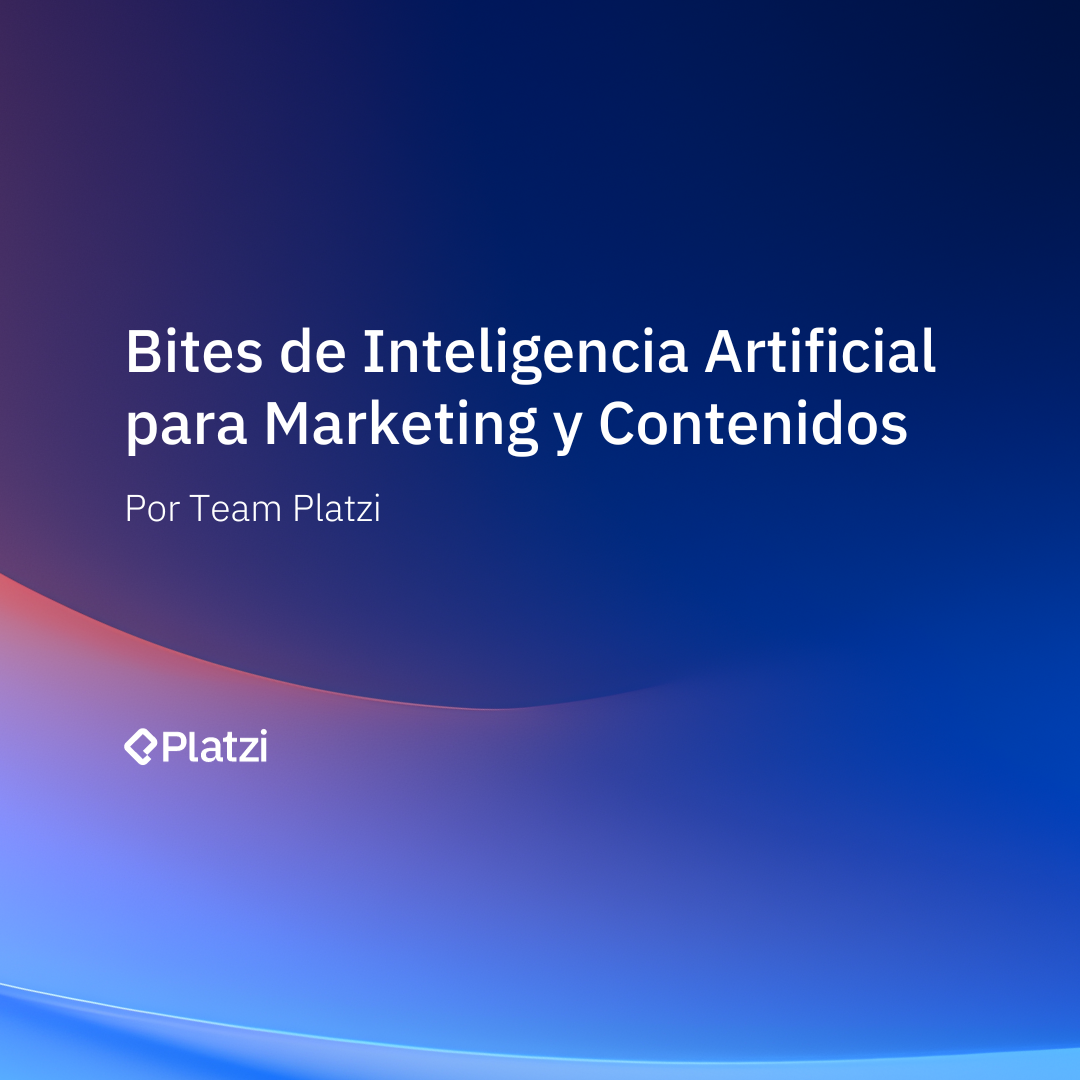 Inteligencia Artificial para Marketing y Contenidos