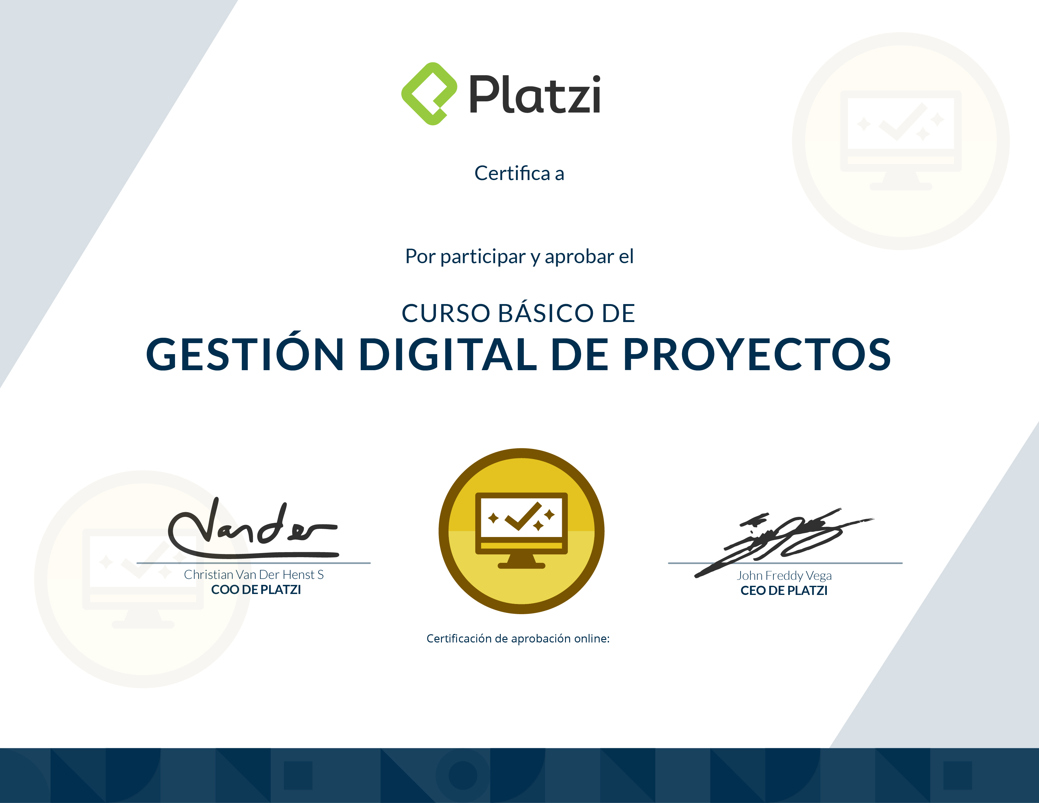 Curso Básico de Gestión Digital para Proyectos - Platzi