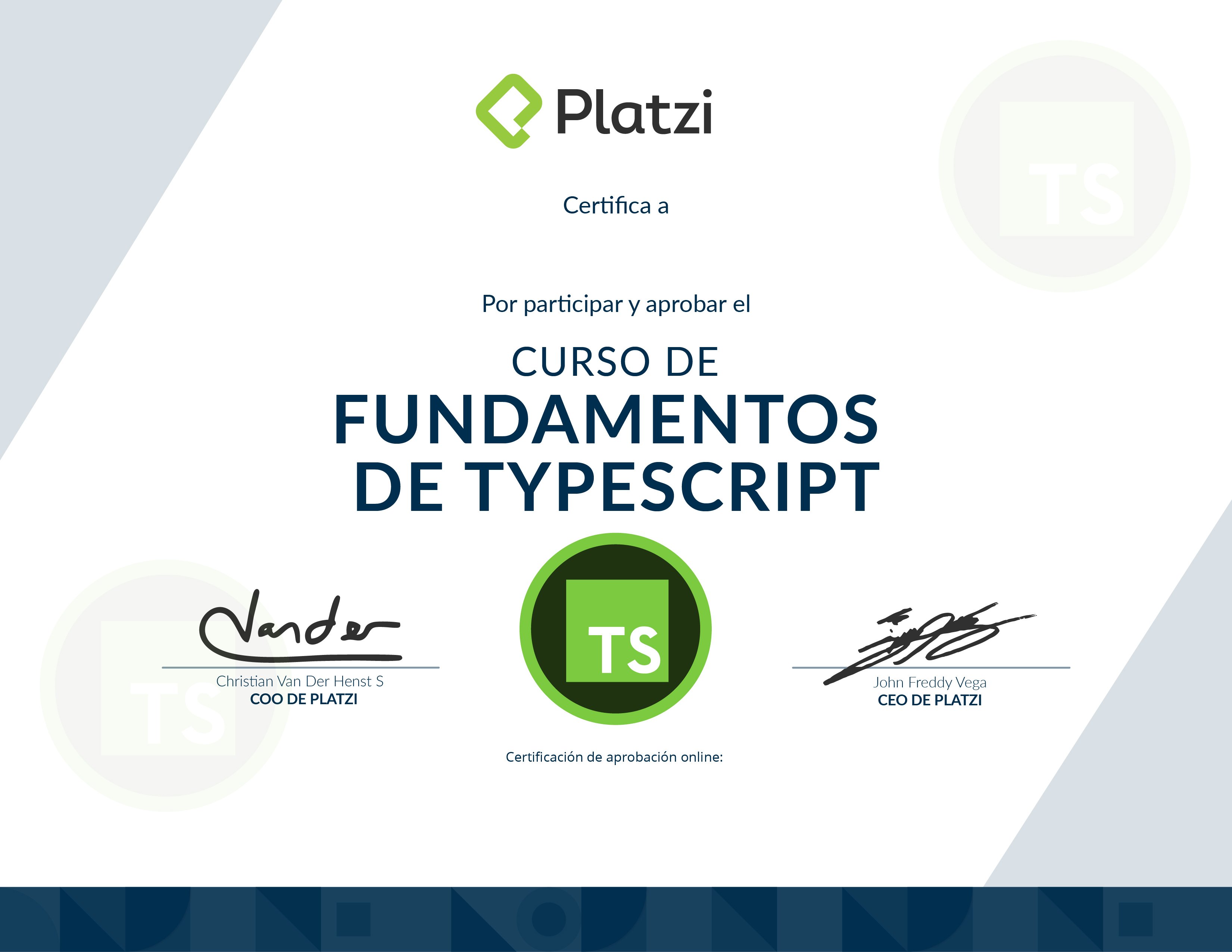 Curso de Typescript - Platzi