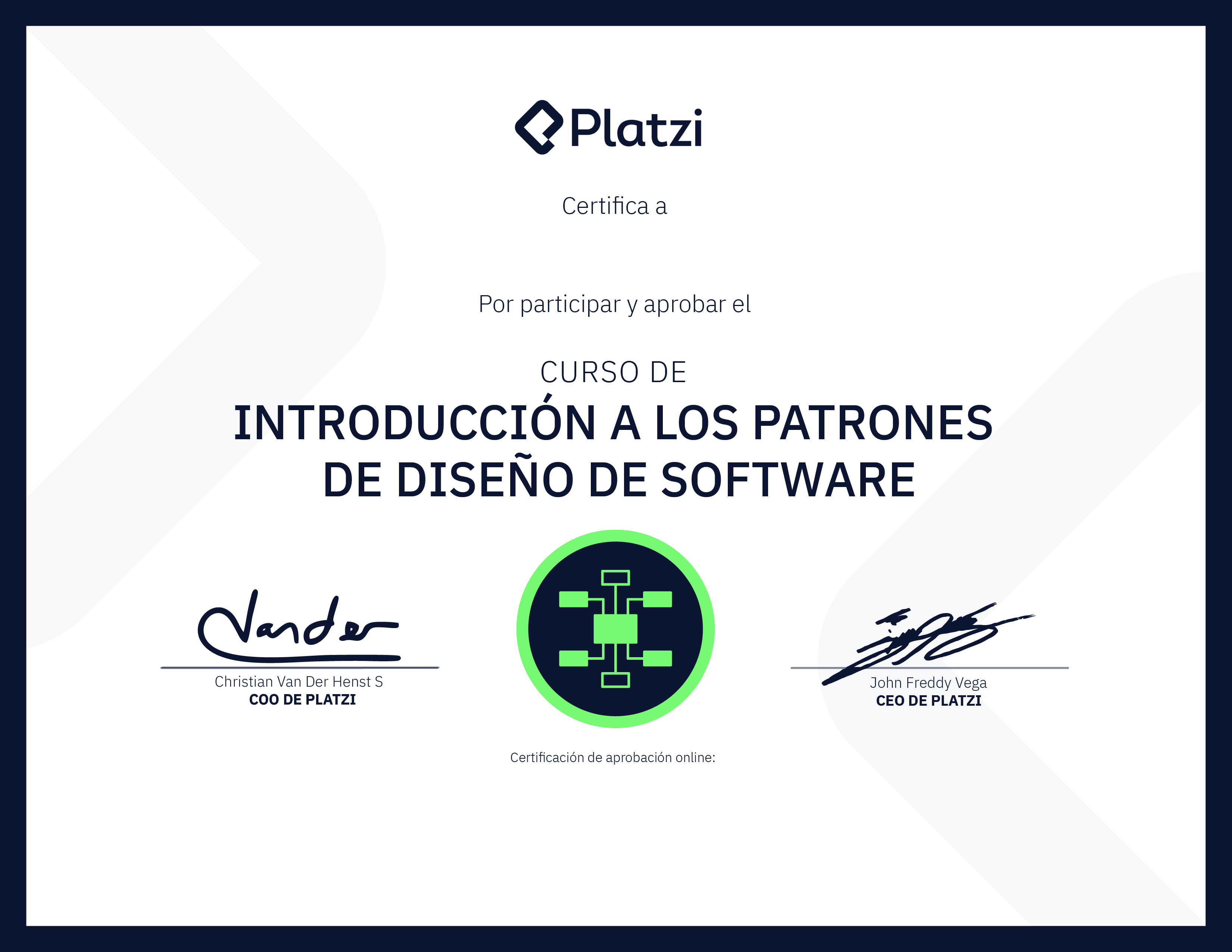 Curso de Introducción a los Patrones de Diseño de Software