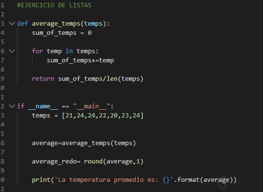 Introducción a las listas en Python - Platzi