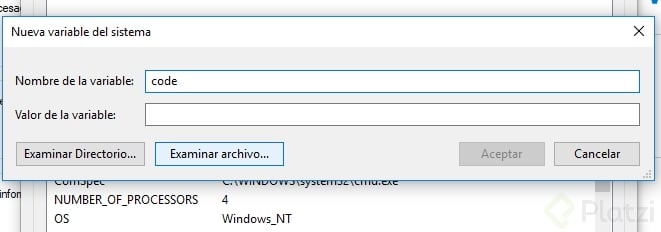 Configurar editor de Texto Git en Windows 10 (Visual Studio Code)