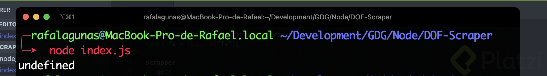 Extracción de datos con Scraping Nodejs