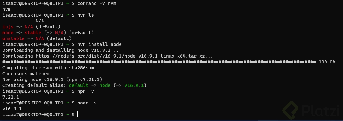 Cómo instalar un NPM en Windows - Platzi