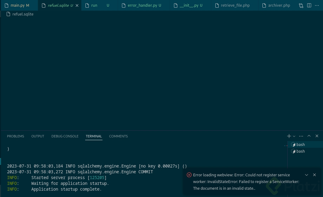 Creación de modelos - Platzi