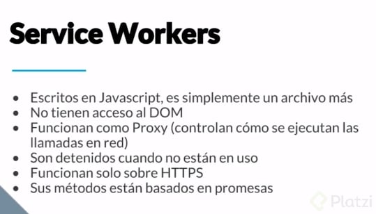 Qué es el service worker de Angular? - Platzi