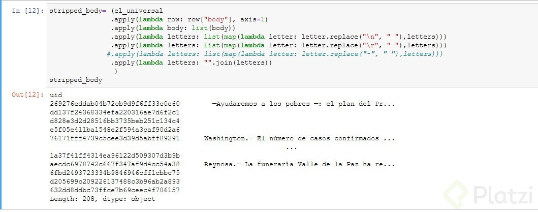 Limpiando Detalles Adicionales Platzi