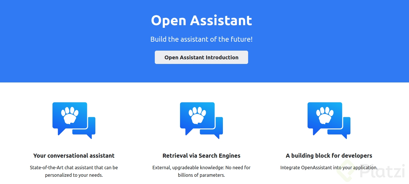 Aporta a la comunidad Open Source de Open Assistant