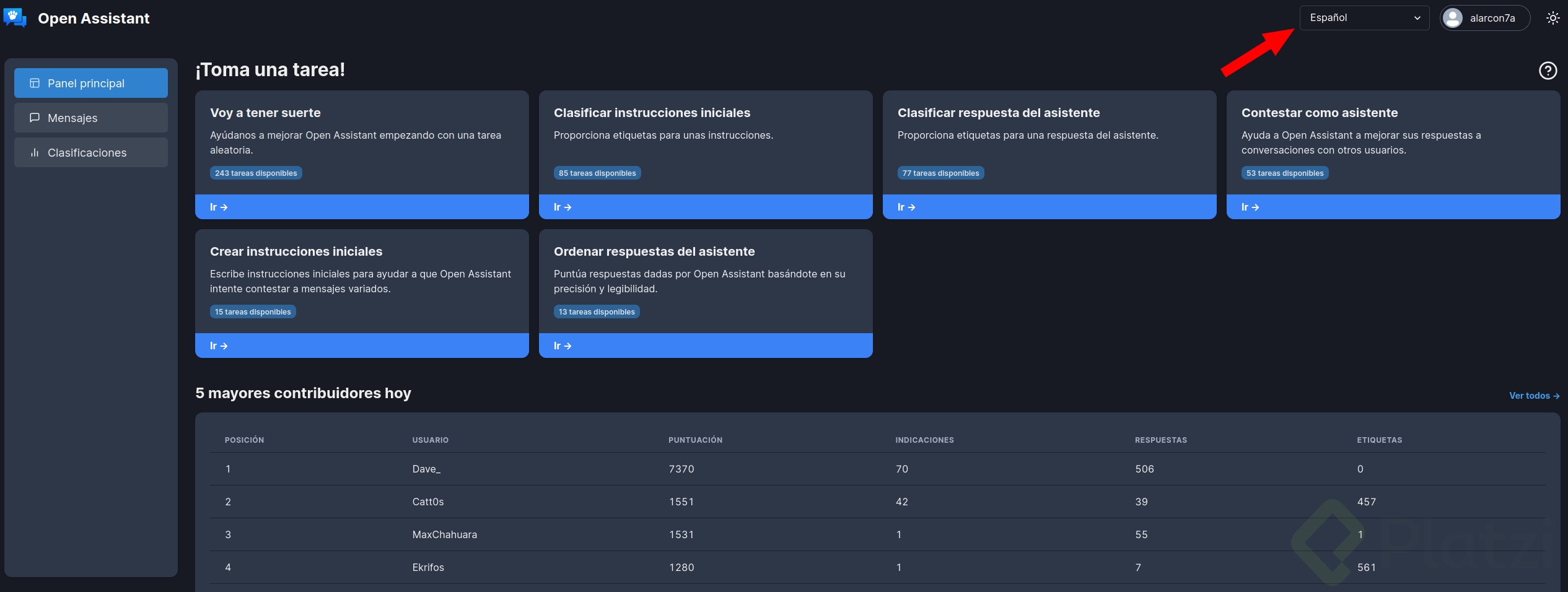 Aporta a la comunidad Open Source de Open Assistant
