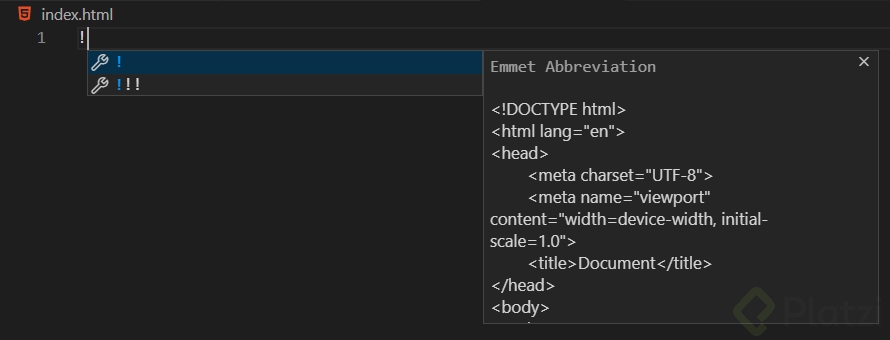 Cual Es El Atajo Para Crear La Estructura Index html Autom ticamente En Visual Studio Code 