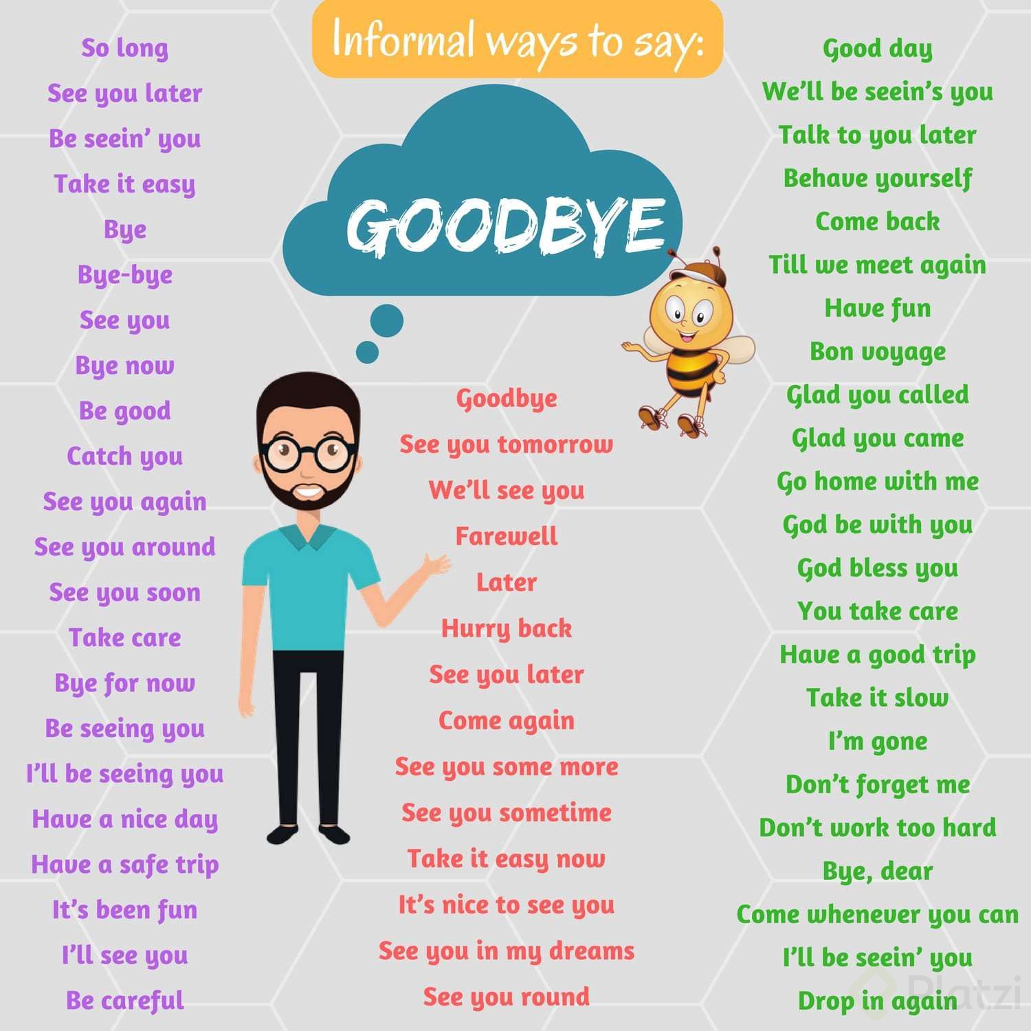 Grammar: Saying Hello and Goodbye - Platzi