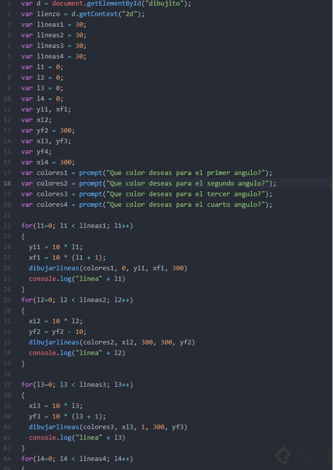 hay forma de reducirlo a este codigo, queria probar si podia pedirle al usuario que el mismo ...