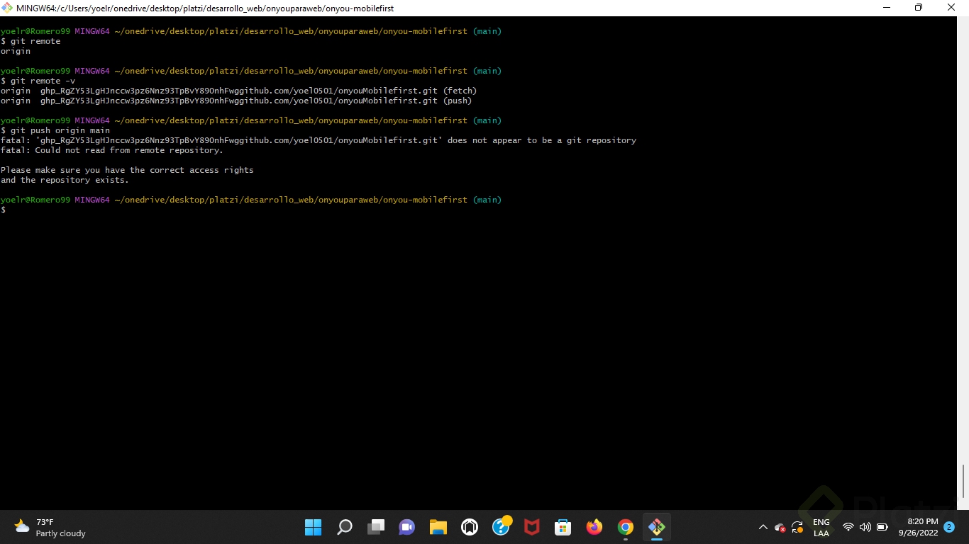 no puedeo hacer push de mi directorio a github. tengo el siguiente ...