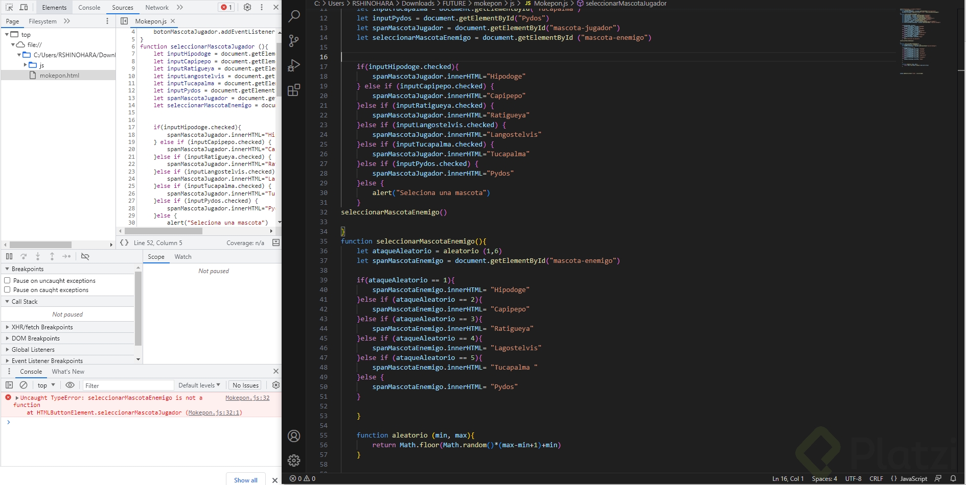 He tratado de aplicar esta clase pero no logro ver dónde está el error. No logro que los ...