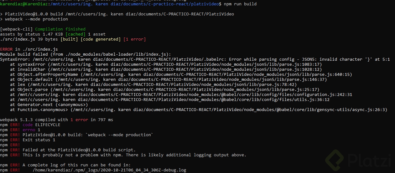 Webpack: Empaquetando nuestros módulos - Platzi