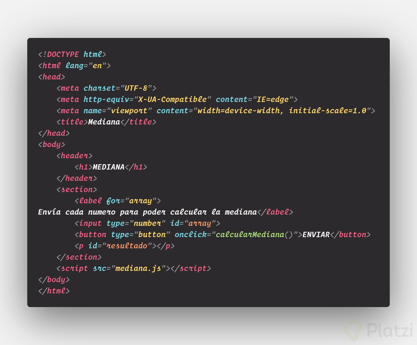 Buenas tengo un problema para el reto, hice un input para que el ...