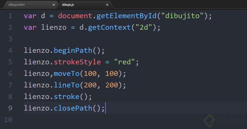 oigan no me funciona esta parte: var lienzo = dado.getContext("2d ...