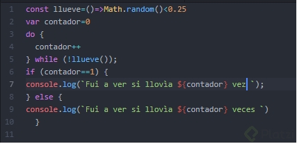 Condicional múltiple: switch - Platzi