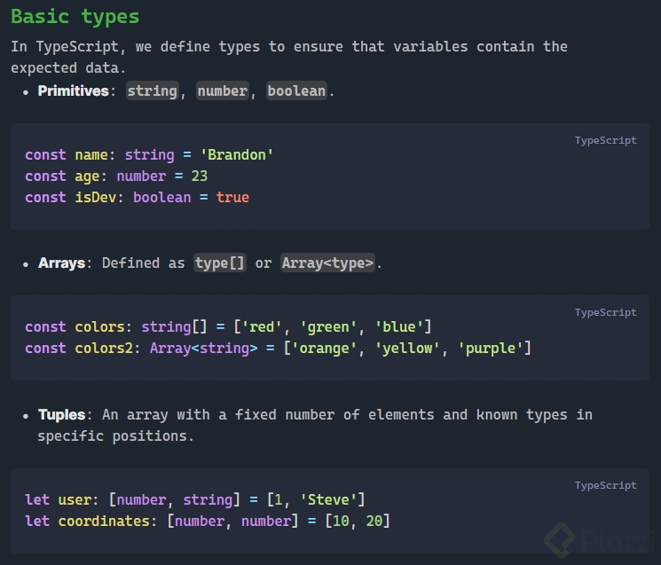 "Introducción a TypeScript: Variables y Compilación Básica"