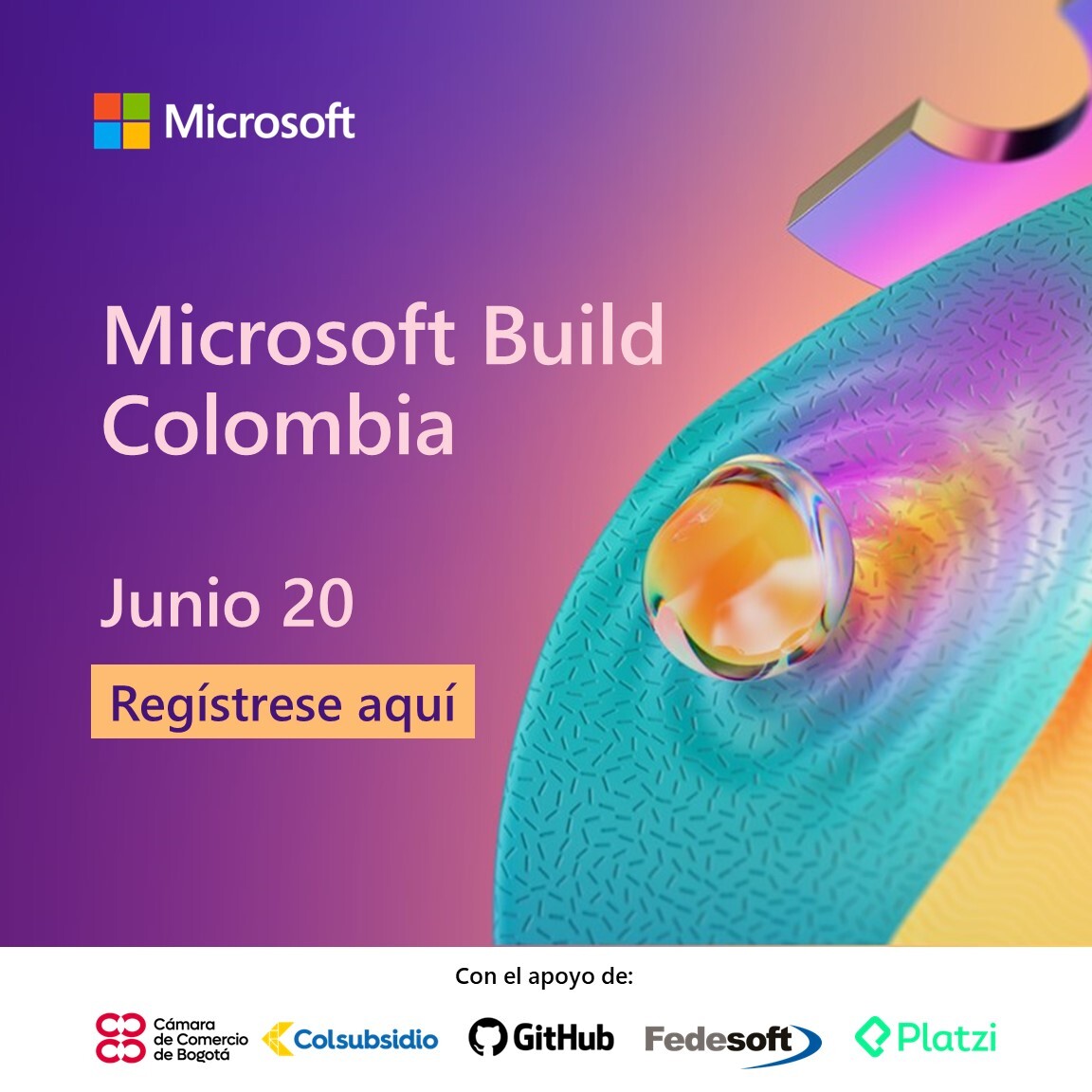 Microsoft Build Colombia: evento en alianza con Platzi