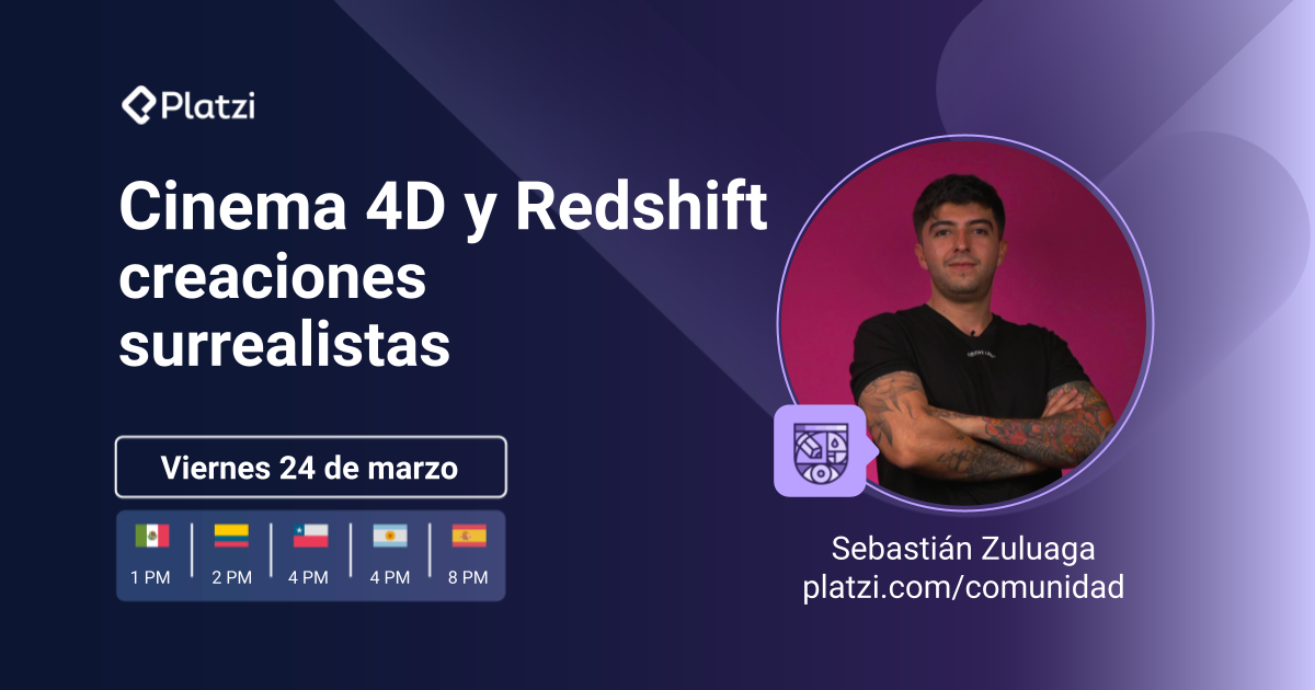 Cinema 4D y Redshift: creaciones surrealistas