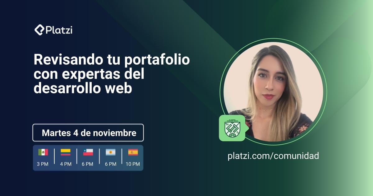 Revisando tu portafolio con expertas del desarrollo web