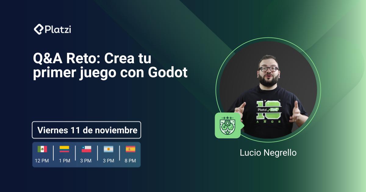Q&A Reto: Crea tu primer juego con Godot
